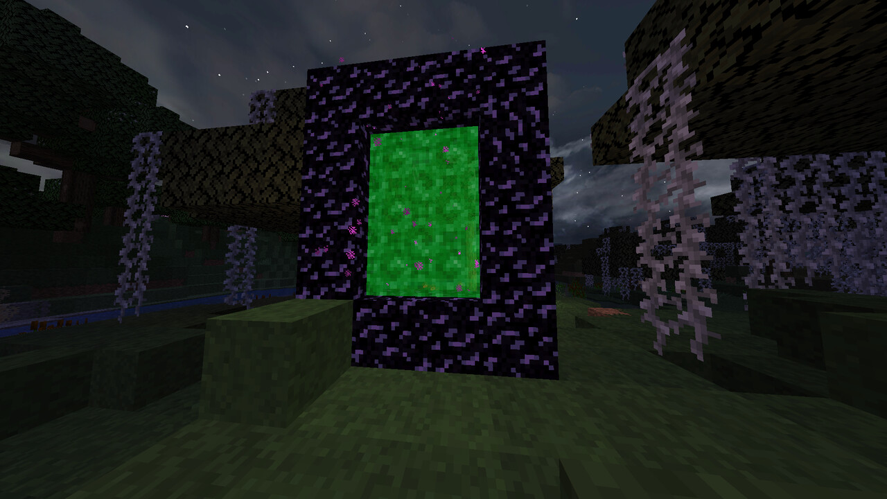 Biome Nether Portal [New portals color] Minecraft Texture Pack