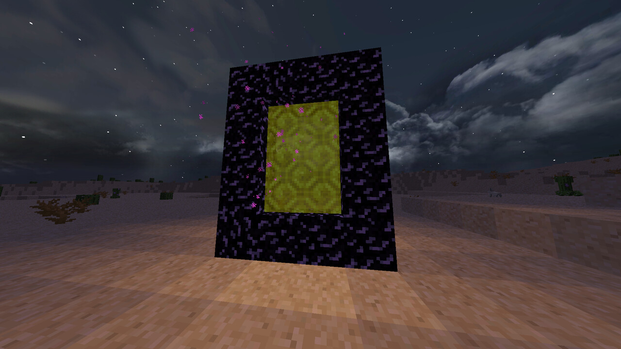 Biome Nether Portal [New portals color] Minecraft Texture Pack