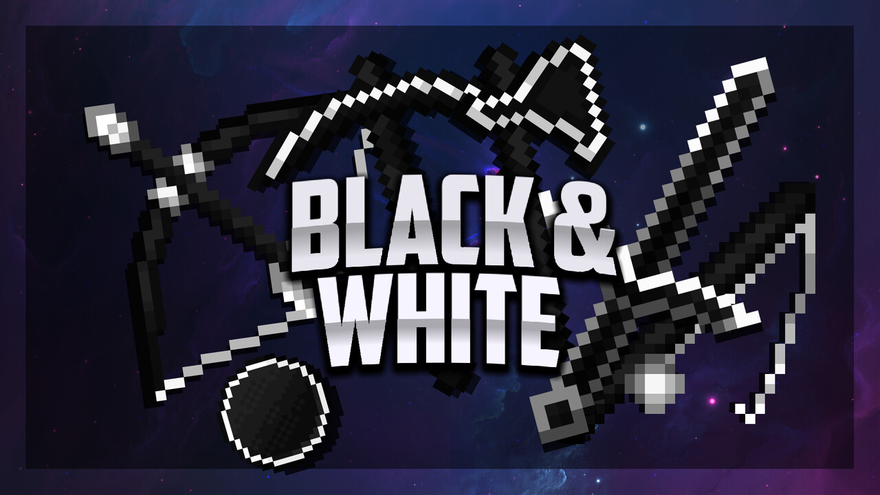 Black & White [32x] FPS PVP Pack Minecraft Texture Pack