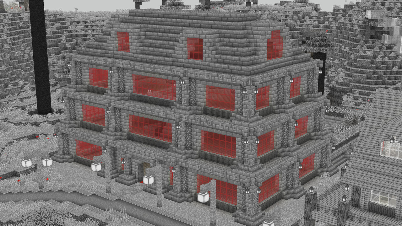 Pack & White - Crimson Chrome Minecraft Texture Pack