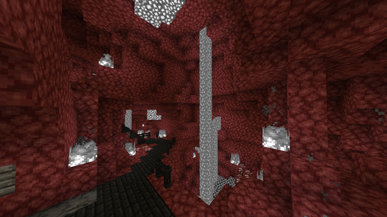 Pack & White - Crimson Chrome Minecraft Texture Pack