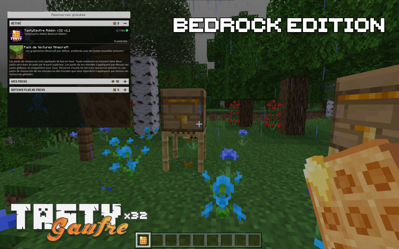 TastyGaufre addon x32 Minecraft Texture Pack