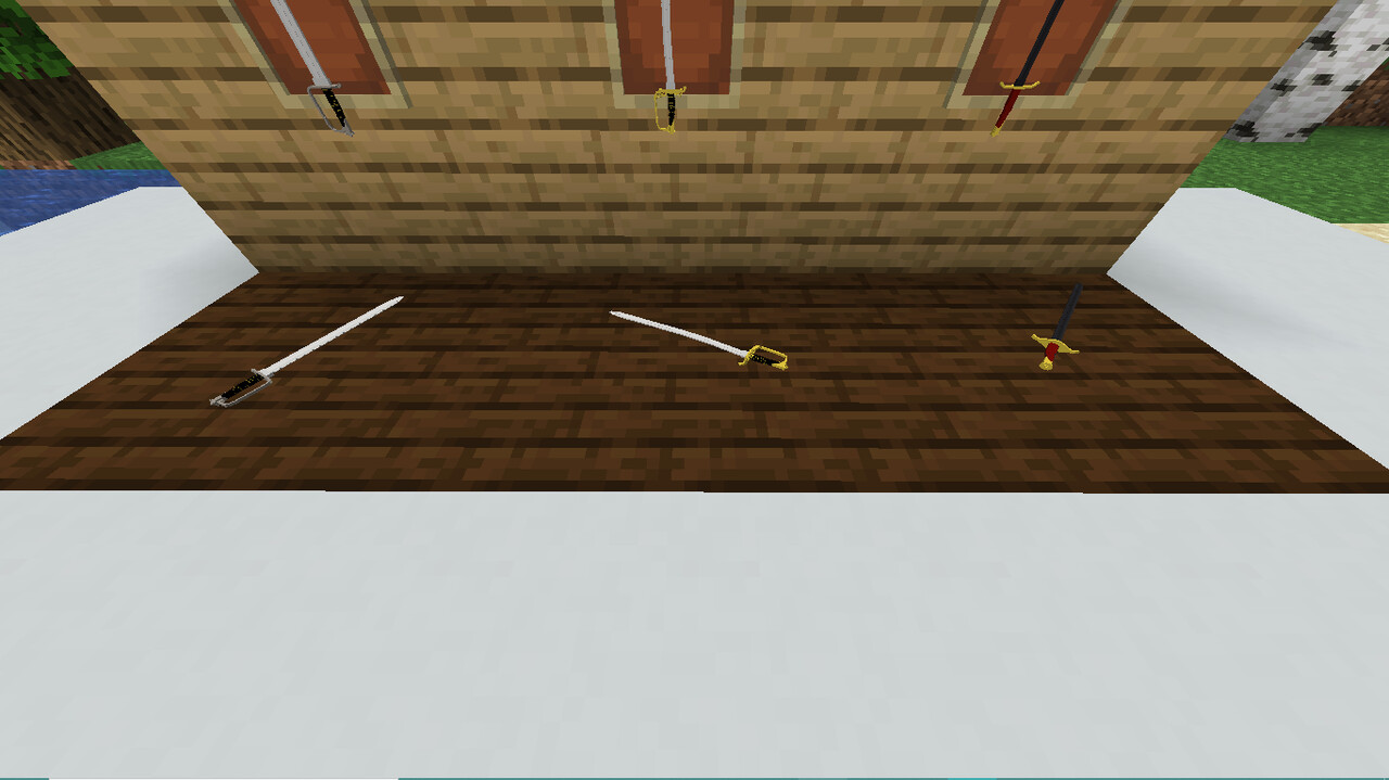 3D Swords Minecraft Texture Pack