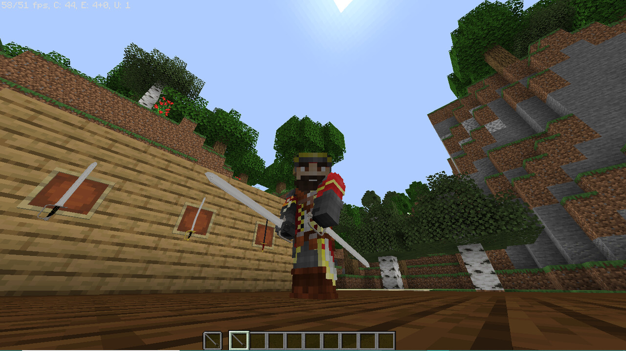 3D Swords Minecraft Texture Pack