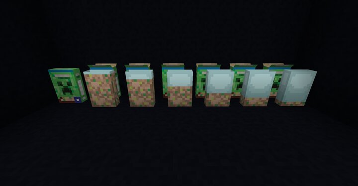 Creeper Crunch Cereal Minecraft Texture Pack
