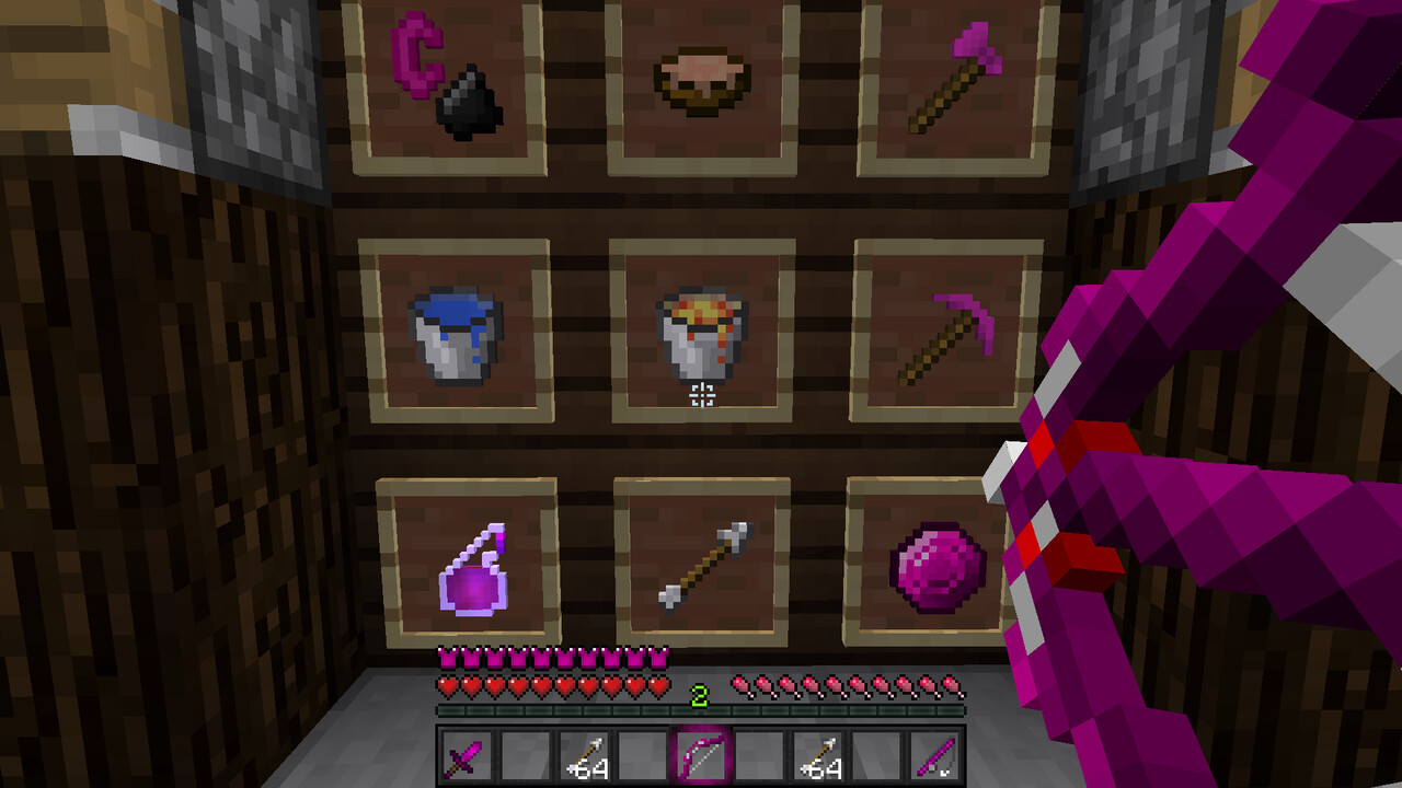 Pink + Minecraft Texture Pack