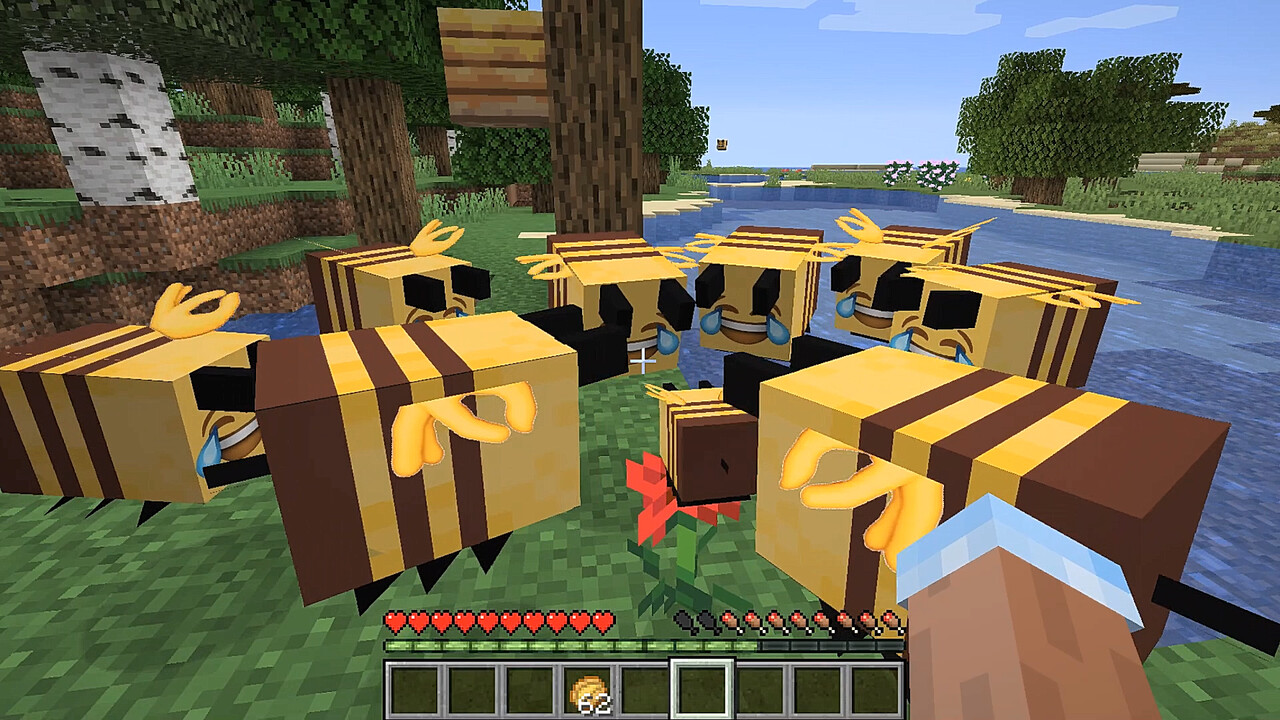 Emoji bees Minecraft Texture Pack
