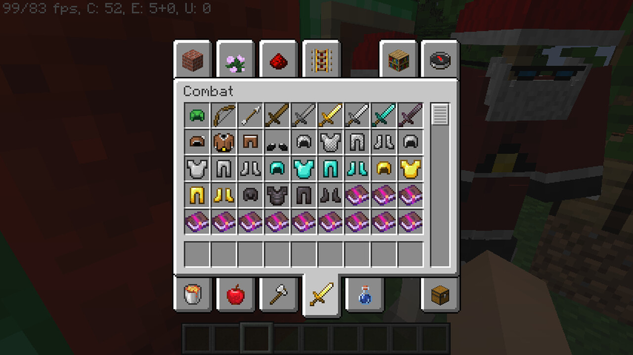 Santa Hat OPTIFINE Minecraft Texture Pack