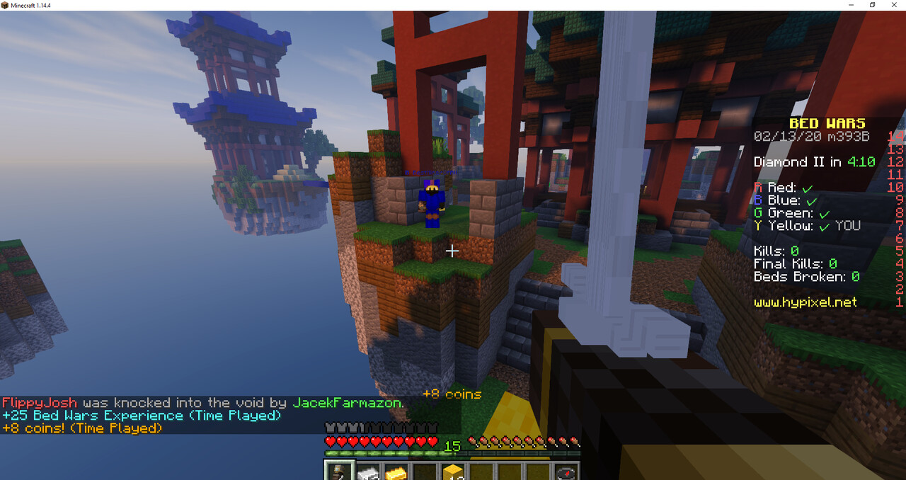 3D First Person swords Remastered Minecraft Texture Pack