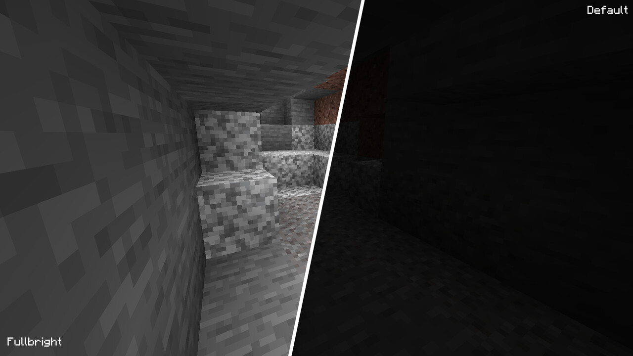 Fullbright Minecraft Texture Pack