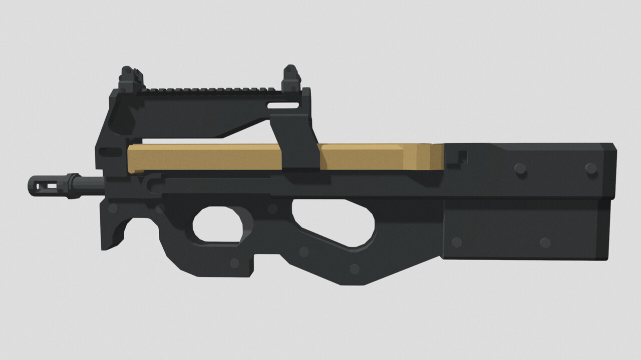 3D GUNS | P90! (1.12+) Minecraft Texture Pack