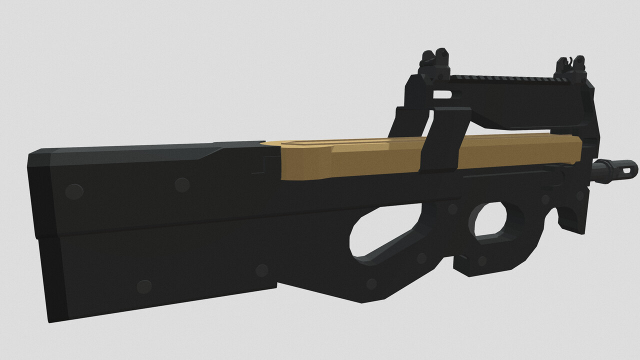 3D GUNS | P90! (1.12+) Minecraft Texture Pack