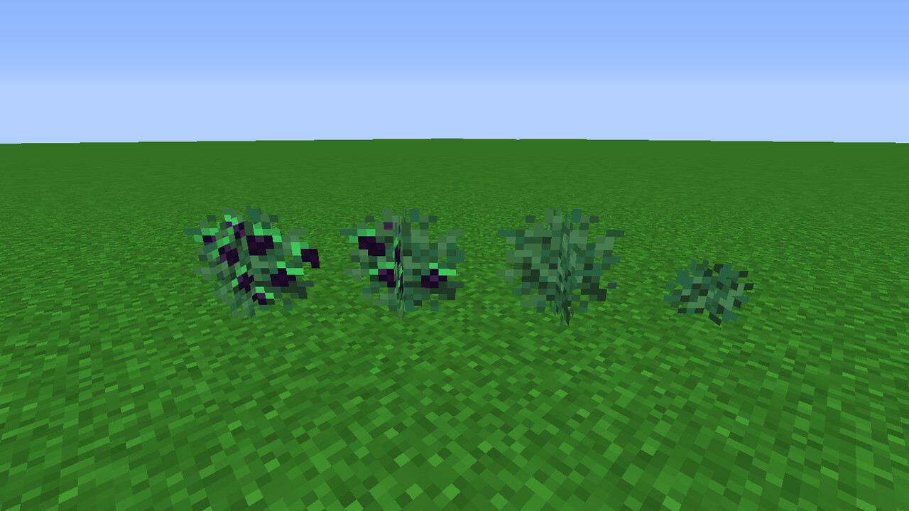 Sweet berries to Blackberries Minecraft Texture Pack