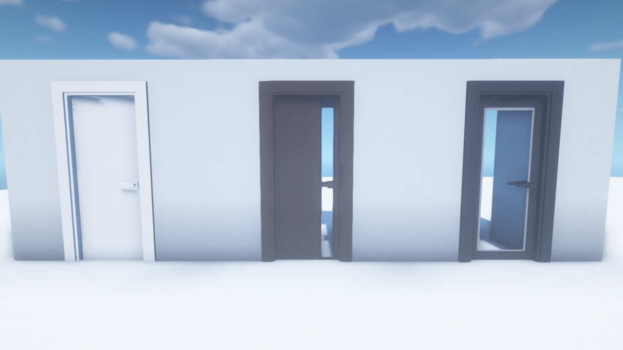 Realistic Doors [1.16.1] & [1.15.2] Minecraft Texture Pack