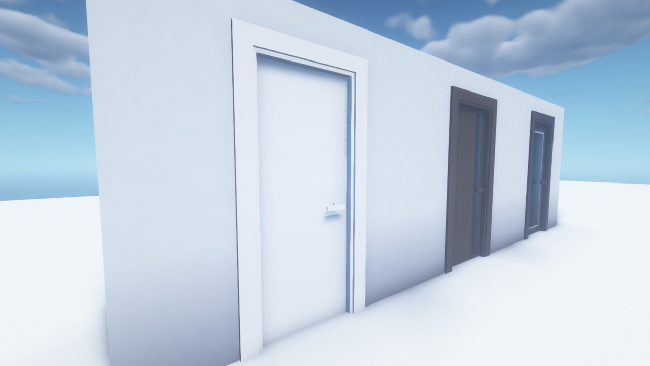 Realistic Doors [1.16.1] & [1.15.2] Minecraft Texture Pack