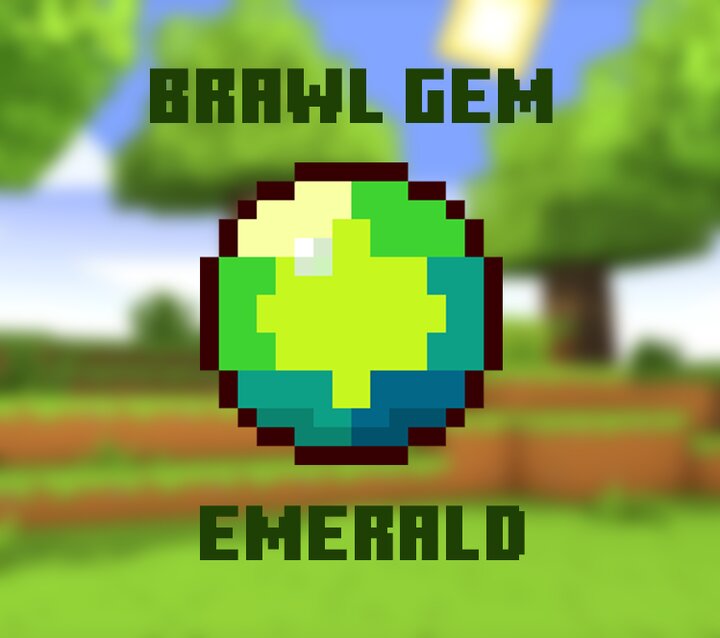 Auriny's Emerald to brawl gem Minecraft Texture Pack