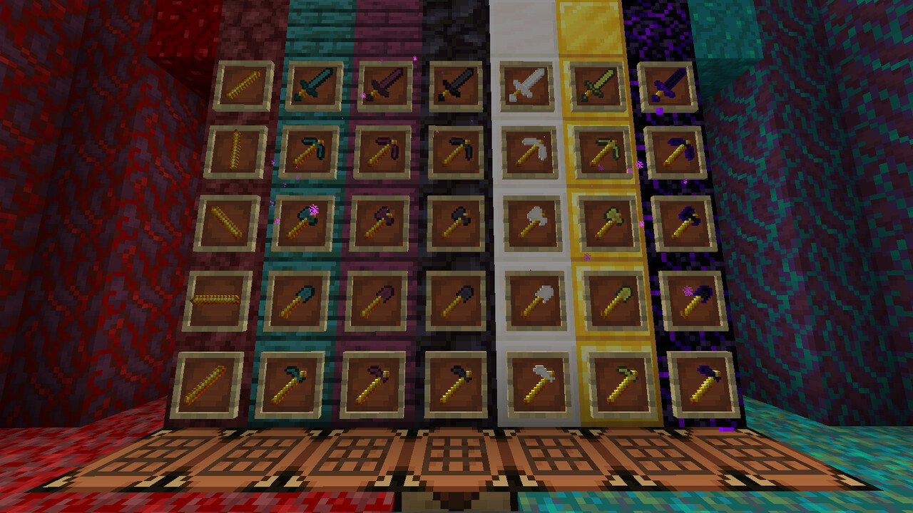 Nether Tools Minecraft Texture Pack