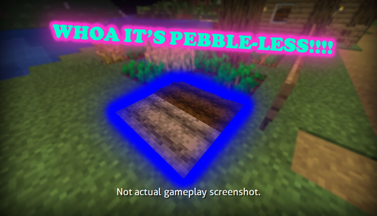 Pebble-less Farmland Minecraft Texture Pack