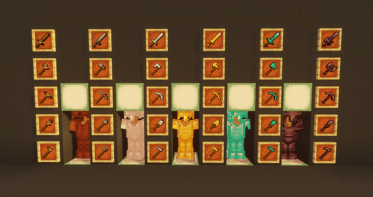 All Unique Tool Retextures Minecraft Texture Pack