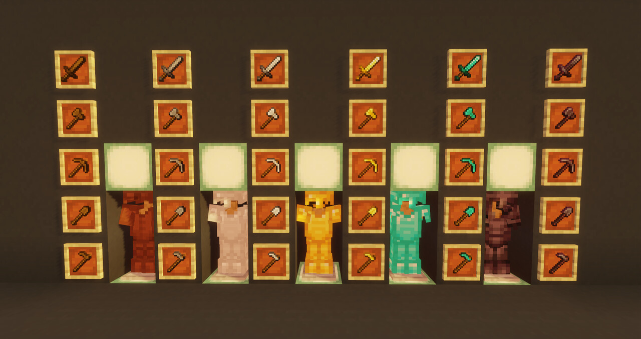 All Unique Tool Retextures Minecraft Texture Pack