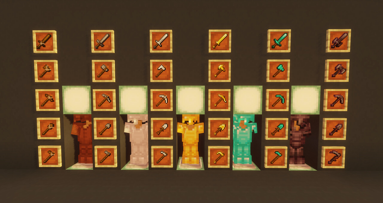 All Unique Tool Retextures Minecraft Texture Pack