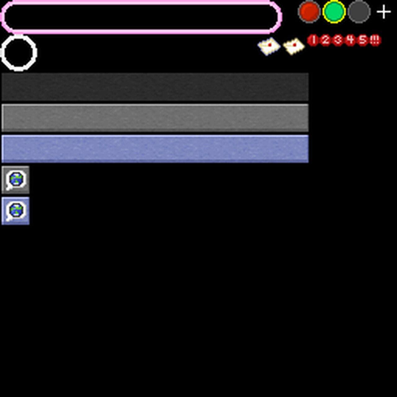cute pink hotbar & icons Minecraft Texture Pack