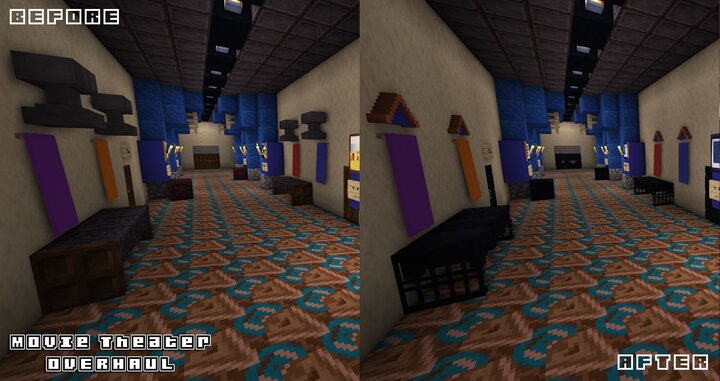 Movie Theater OVERHAUL Minecraft Texture Pack
