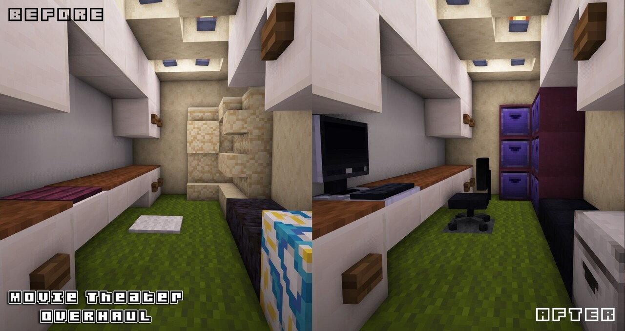 Movie Theater OVERHAUL Minecraft Texture Pack