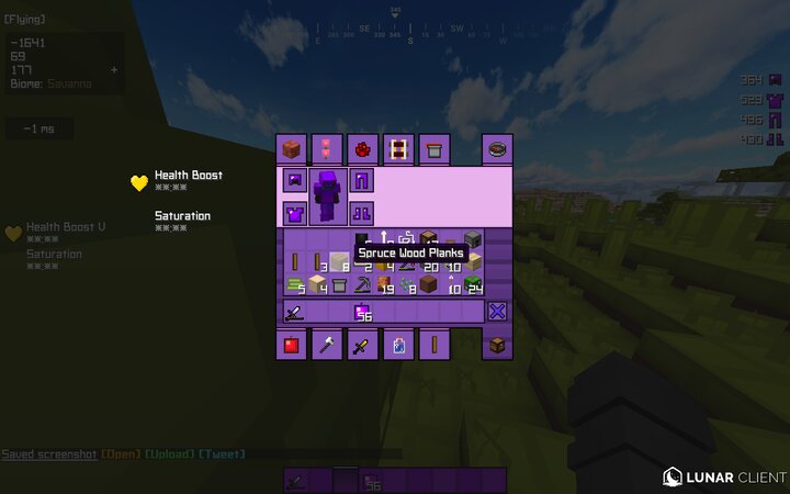 Purple PVP Texture Pack 1.8.9 - 1.16 16x FPS Boost Minecraft Texture Pack