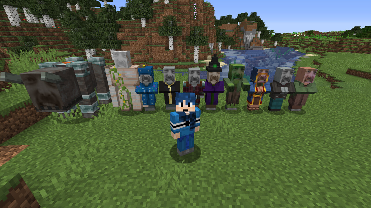 Greg Paul villagers and illagers Minecraft Texture Pack