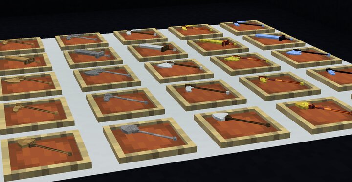 The Aegis - 3D Tool Models Minecraft Texture Pack