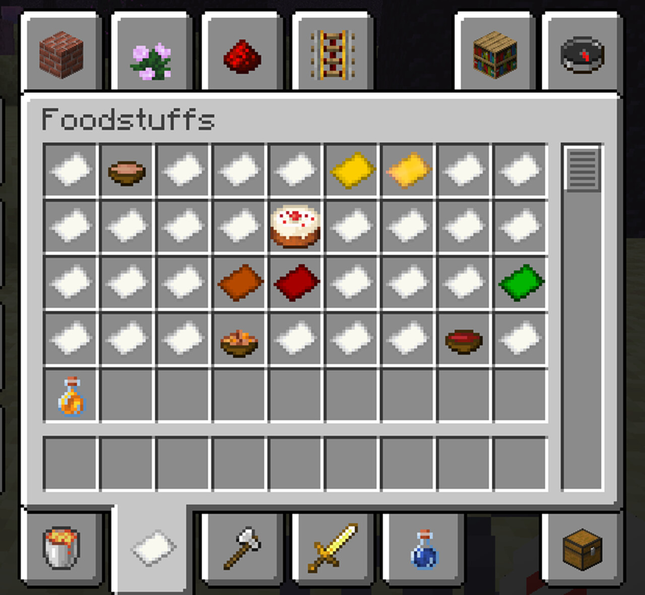 Paper Food! (Discontinued due to map development) Minecraft Texture Pack