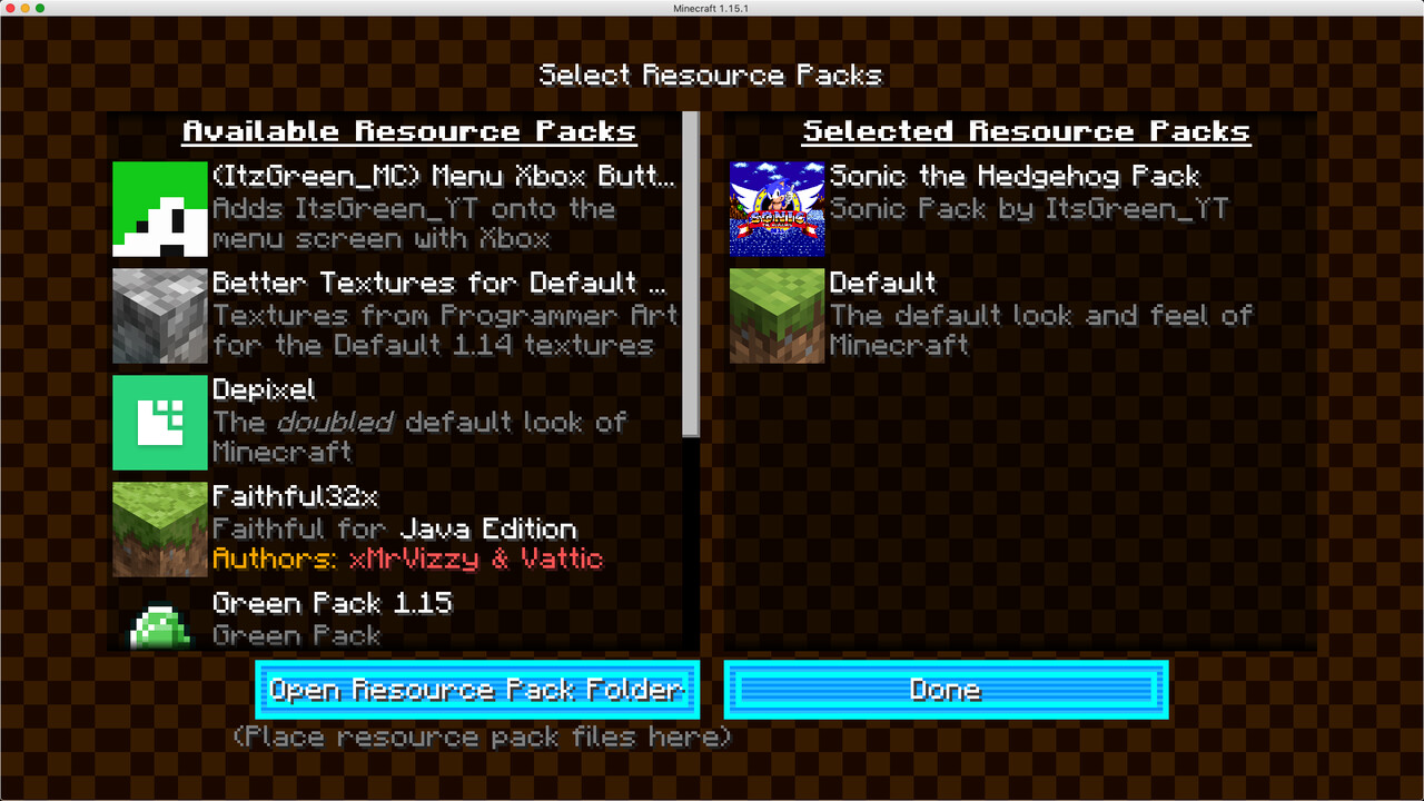 Sonic the Hedgehog Texture Pack Minecraft Texture Pack