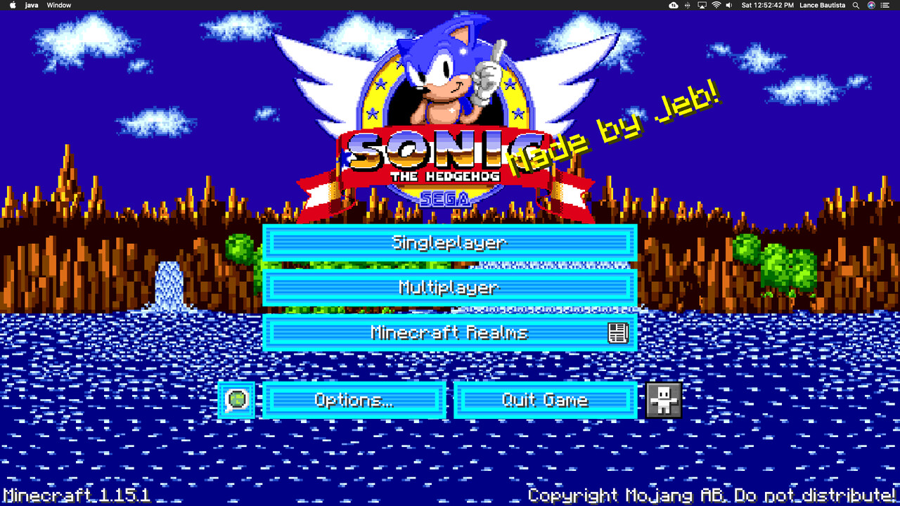 Sonic the Hedgehog Texture Pack Minecraft Texture Pack