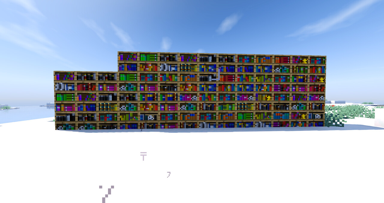 Vanilla+ | 225 Custom Bookshelves Add-On Minecraft Texture Pack