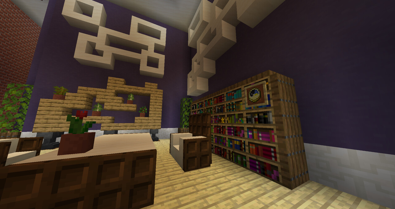 Vanilla+ | 225 Custom Bookshelves Add-On Minecraft Texture Pack