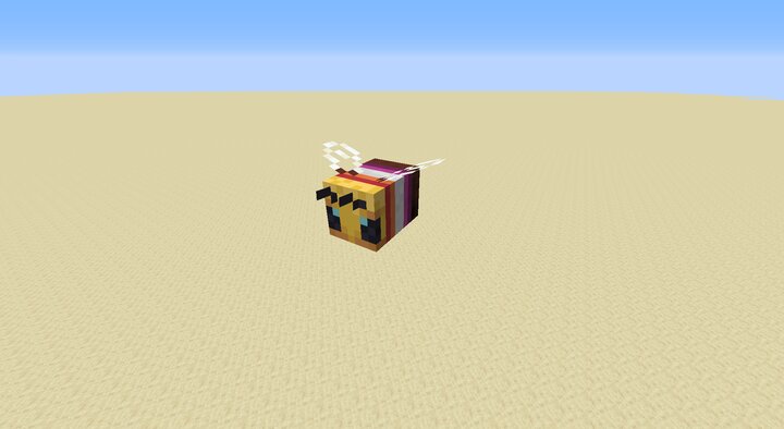 Bees with Pride Flags Minecraft Texture Pack