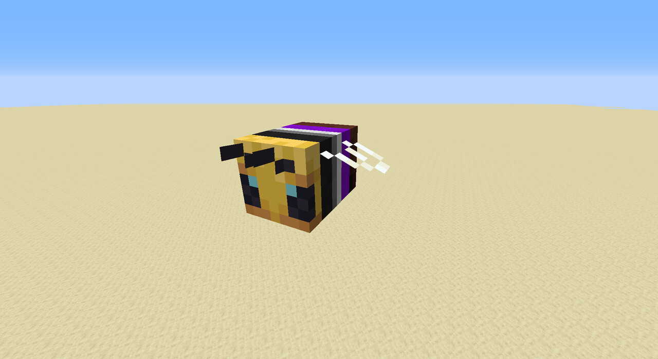 Bees with Pride Flags Minecraft Texture Pack