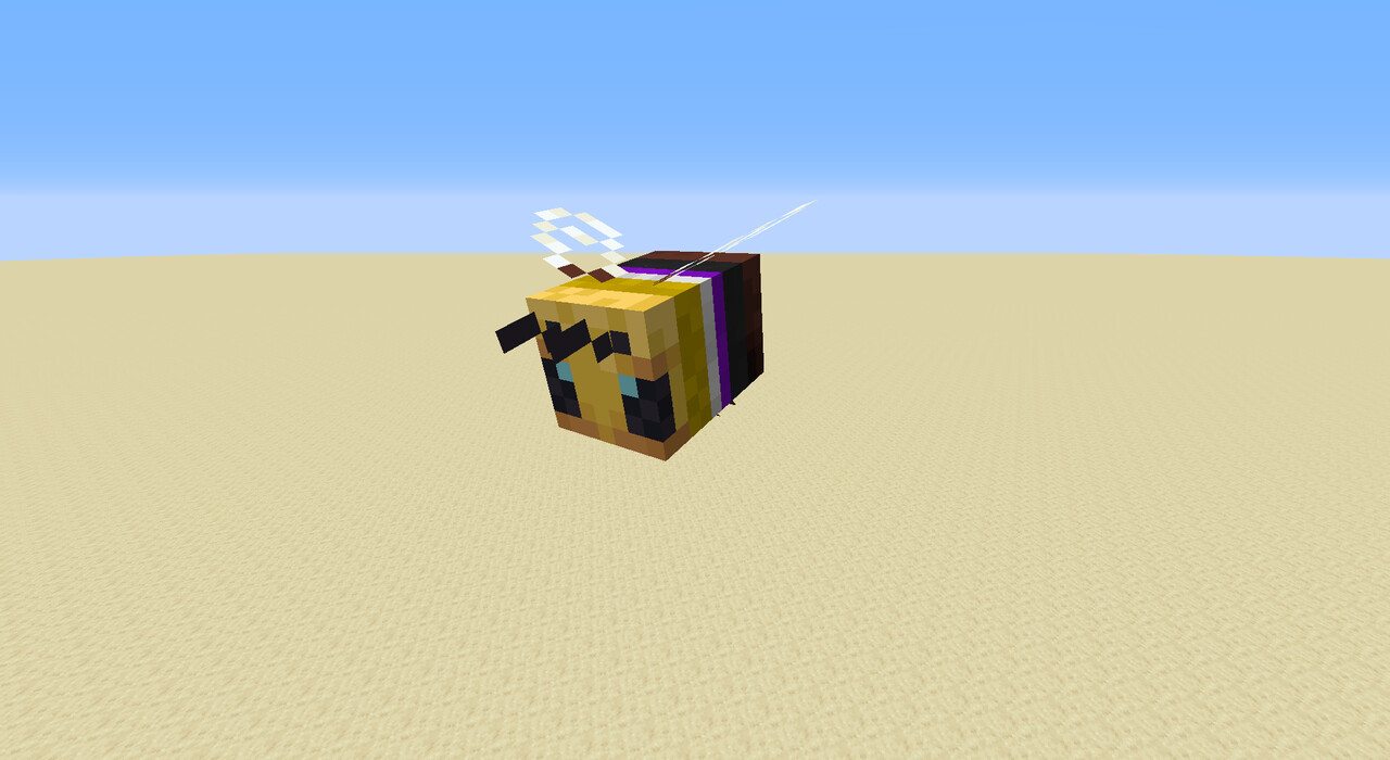 Bees with Pride Flags Minecraft Texture Pack