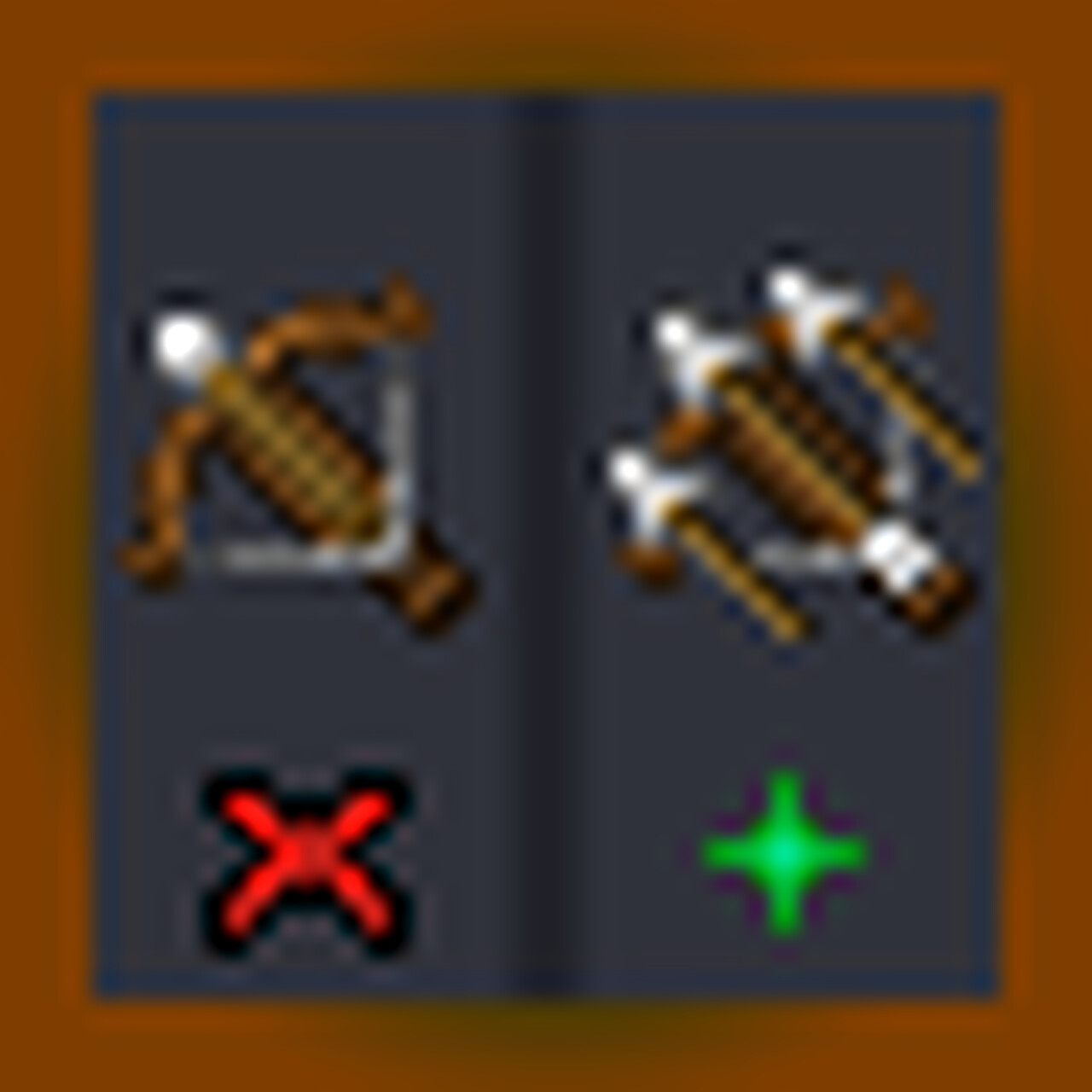 New Bow and CrossBow's arrows Minecraft Texture Pack