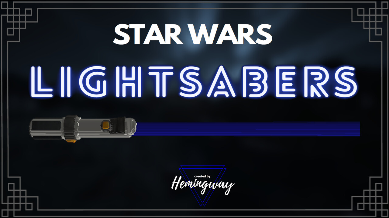 Star Wars: 3D Lightsabers [1.16+] by Hemingway Minecraft Texture Pack
