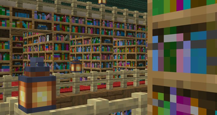 Varied Bookcases Minecraft Texture Pack
