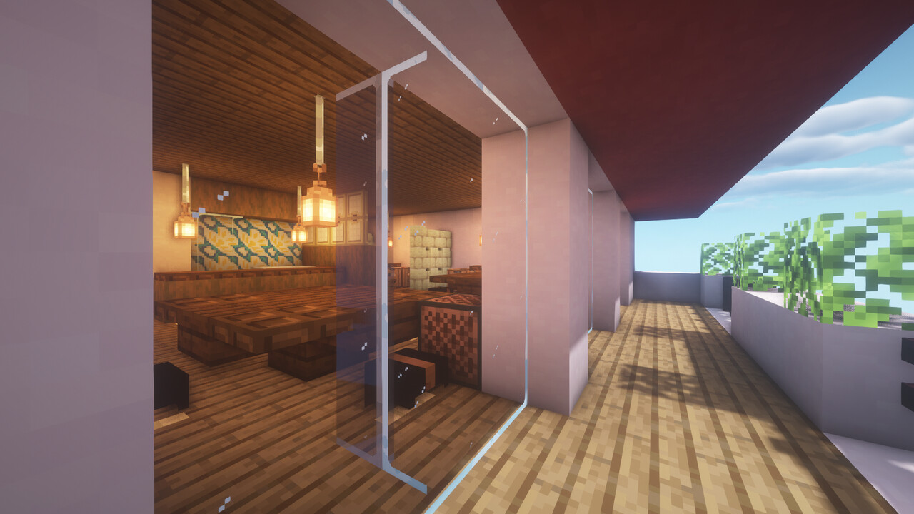 Sleek Connected Glass HD Minecraft Texture Pack