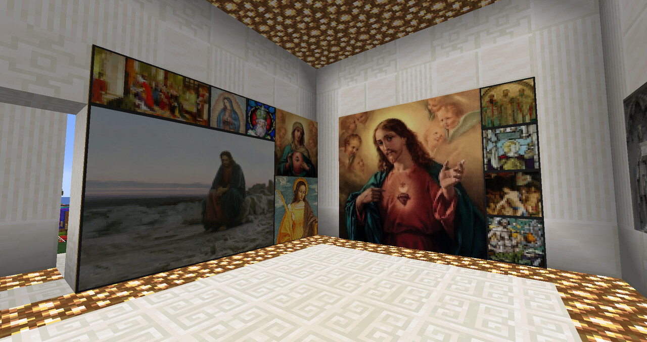 Catholicraft: Gallery of Luke - Catholic Art & Iconography Minecraft ...