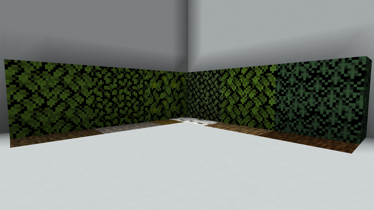 Opaque Leaves Minecraft Texture Pack
