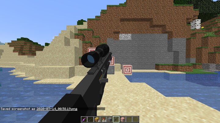 M107 Sniper for Crossbow (with animations and bullet texture) Minecraft ...