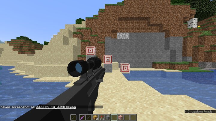 M107 Sniper for Crossbow (with animations and bullet texture) Minecraft ...