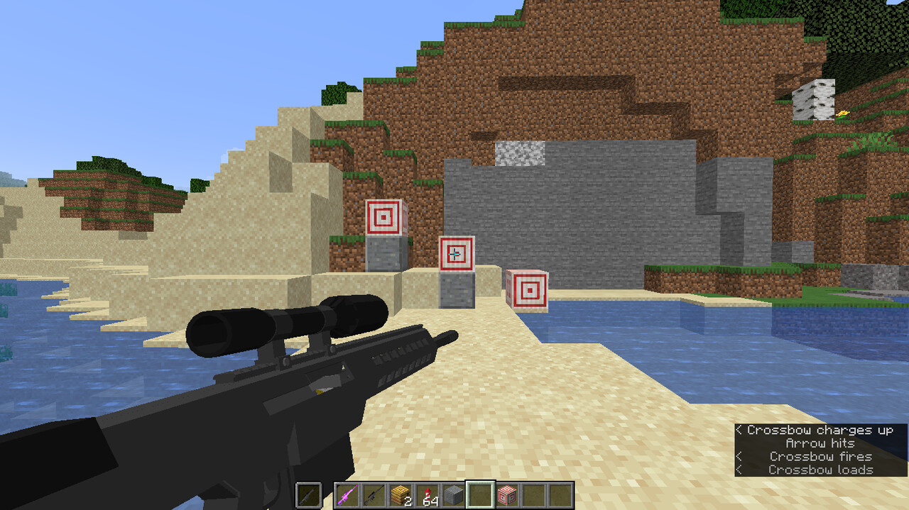M107 Sniper for Crossbow (with animations and bullet texture) Minecraft ...