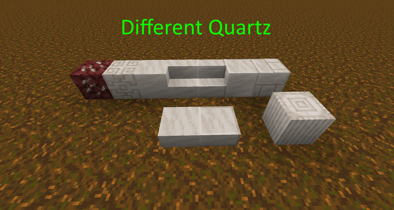 Slightly Darker Quartz Minecraft Texture Pack
