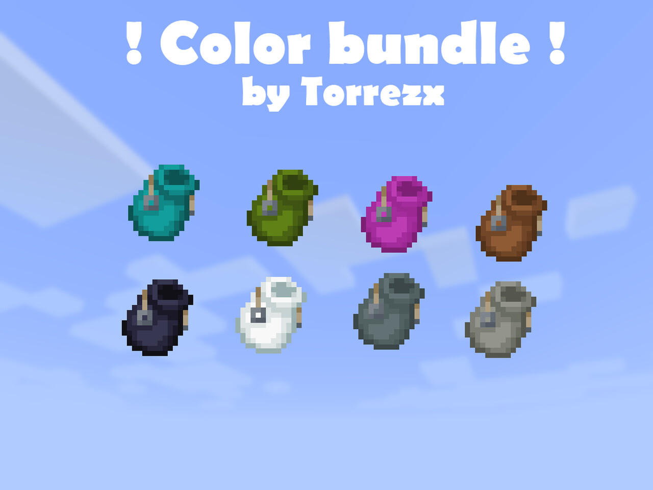 ! Color bundle ! Minecraft Texture Pack